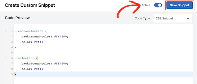 How to Change the Default Text Selection Color in WordPress
