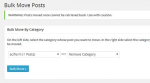 How to Bulk Move Posts to Categories and Tags in WordPress