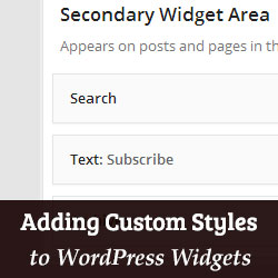 How to Add Custom Styles to WordPress Widgets