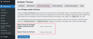 How to Use Multiple Themes for Pages in WordPress