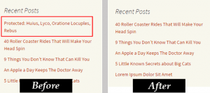 How to Hide Password Protected Posts From WordPress Loop
