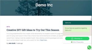 How to Add WhatsApp Chatbox and Share Buttons in WordPress