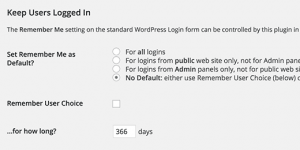 How to Keep WordPress from Forgetting You with Always Remember Me