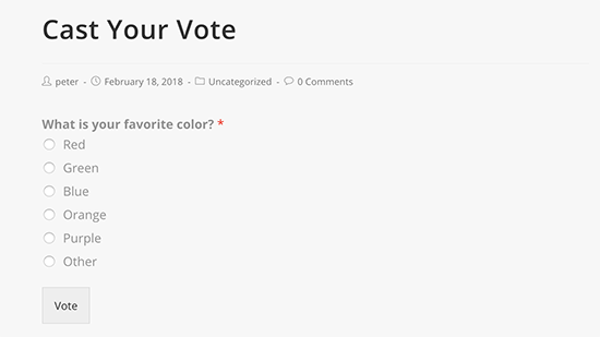 How to Create an Interactive Poll in WordPress (Step by Step)