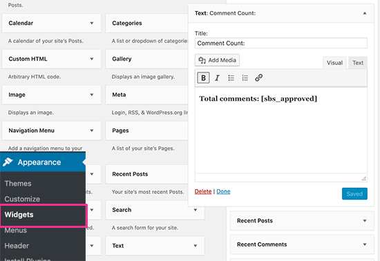 How to Display the Total Number of Comments in WordPress