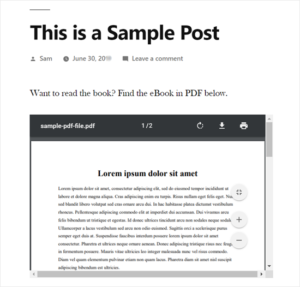 How to Embed PDF, Spreadsheet, and others in WordPress Blog Posts