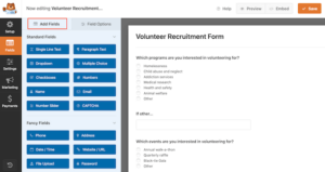 How to Easily Make a Volunteer Application Form in WordPress
