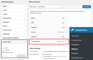How to Add the WordPress Logout Link to Navigation Menu