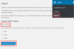How to Export a WordPress Site (Beginner's Guide)
