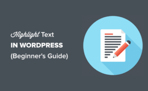 How to Highlight Text in WordPress (Beginner's Guide)