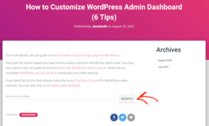 How to Add a Search Form in a WordPress Post