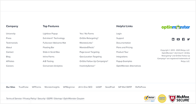 13 Best WordPress Footer Design Examples (+ Best Practices)