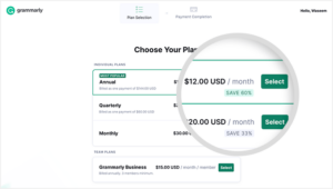 60% OFF Grammarly Coupon Code – Starts $12/mo. (Updated 2023)